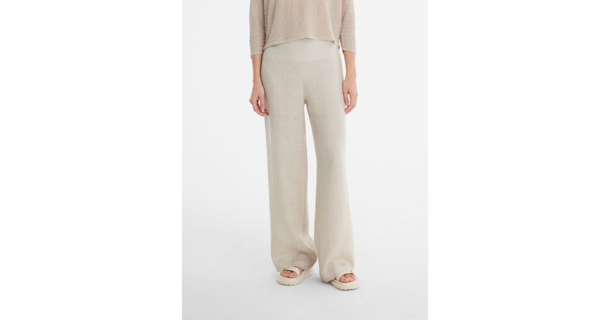 Mastic linen linen pants - chloé by Sarah Pacini