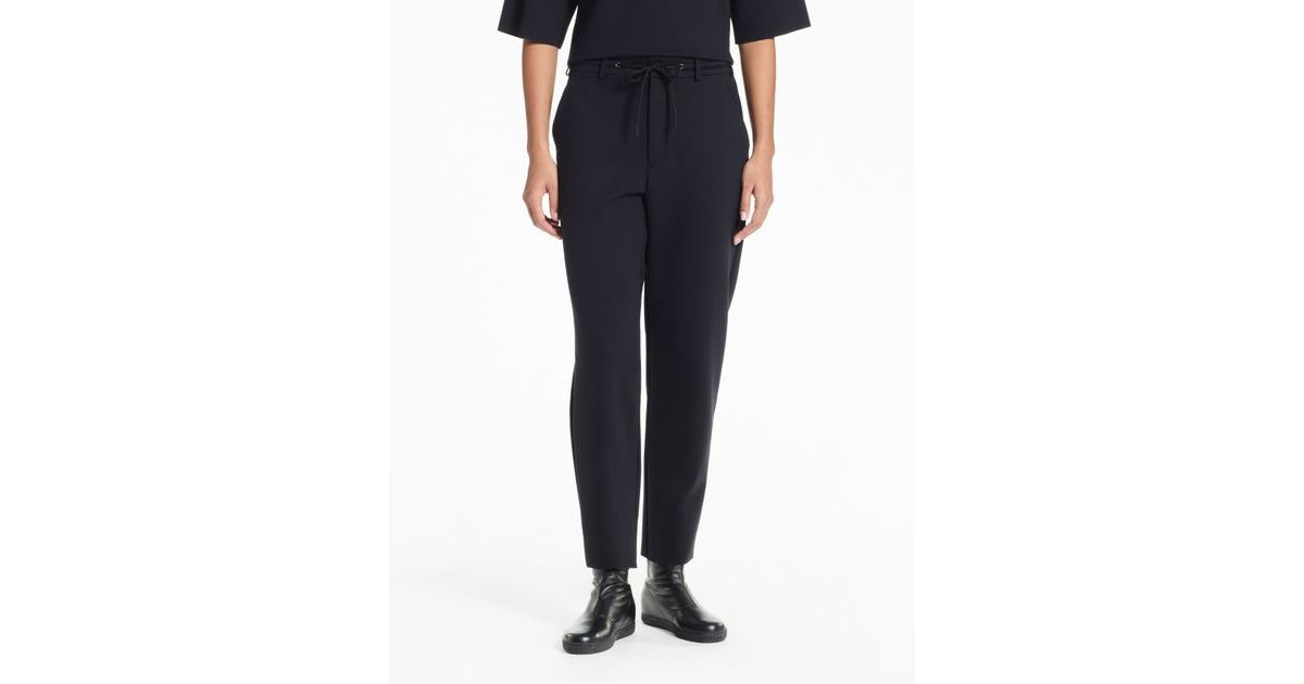 Black gender neutral pants – jersey by Sarah Pacini