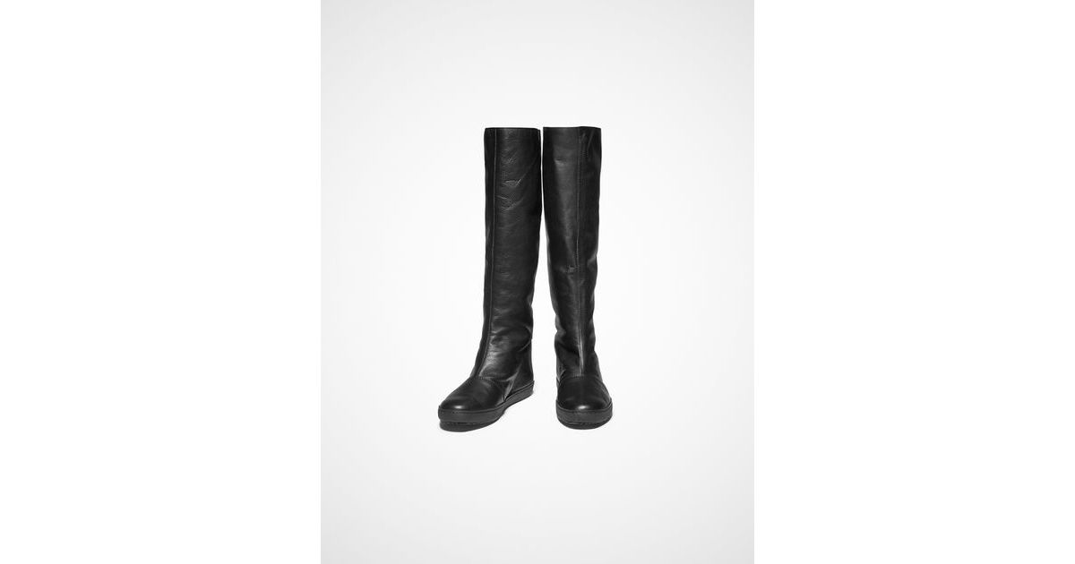 Bottes – cuir pleine fleur Sarah Pacini - Noir